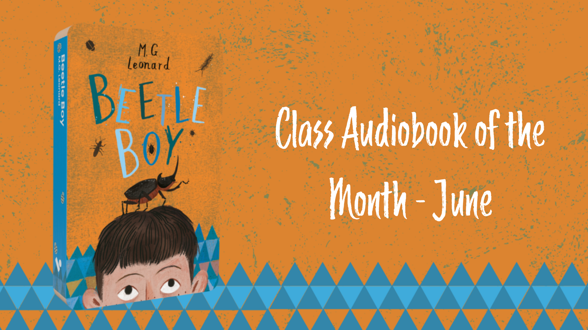 Beetle Boy by M G Leonard - Audiobook of the Month for Schools