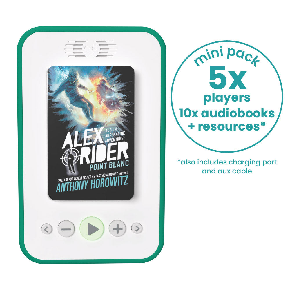 Voxblock Schools: Mini Pack - 5 Audiobook Players